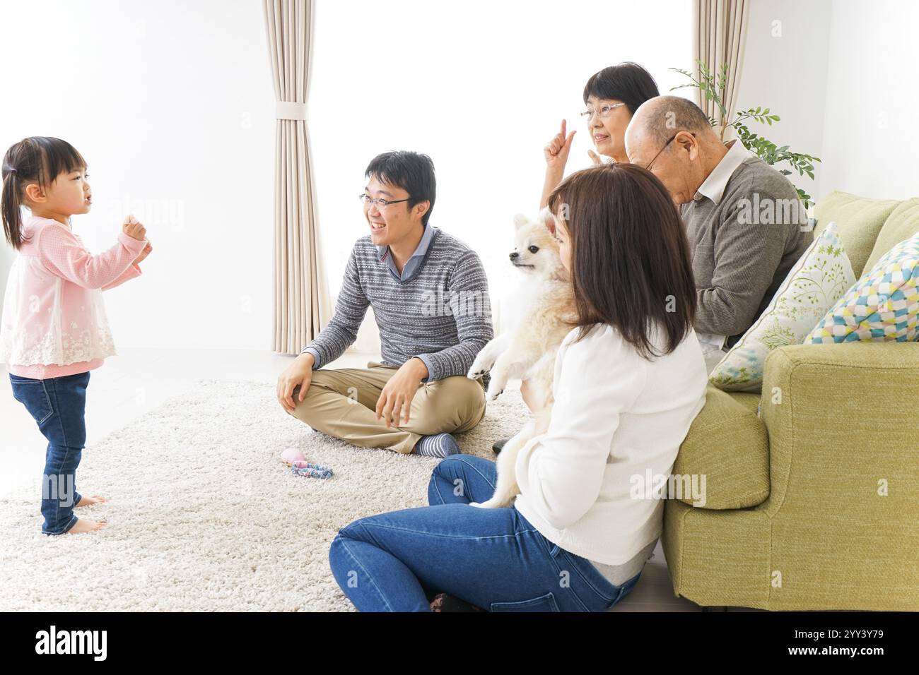 Children performing a play and their close family friends Stock Photo ...