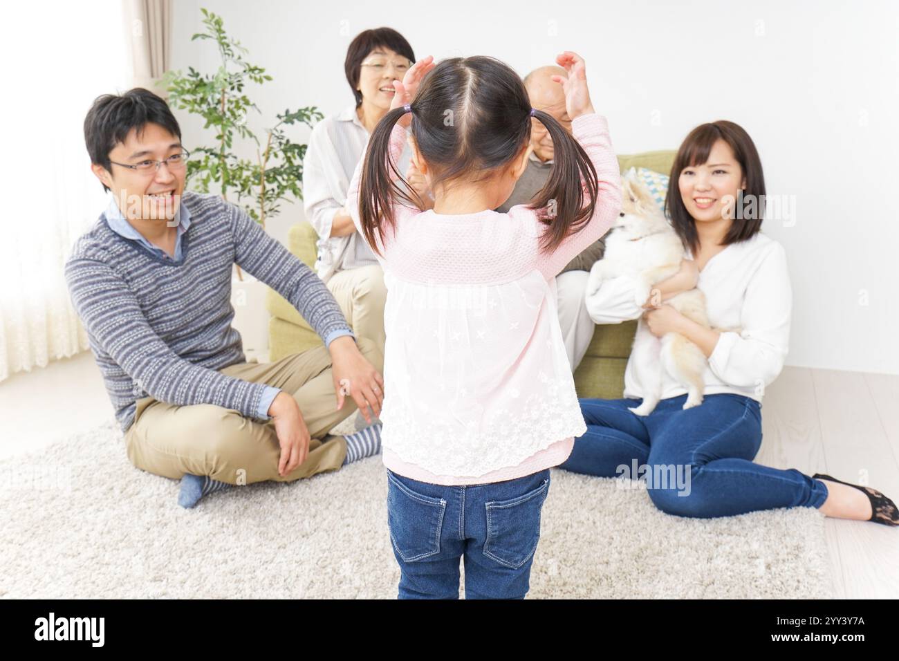Children performing a play and their close family friends Stock Photo ...