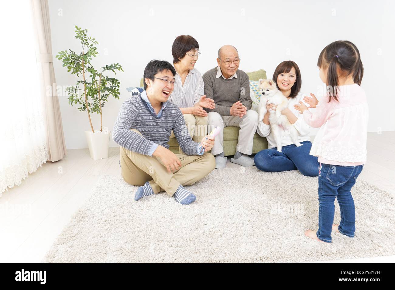 Children performing a play and their close family friends Stock Photo ...