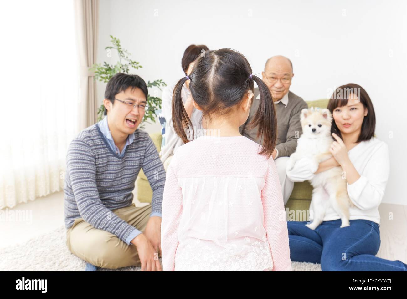 Children performing a play and their close family friends Stock Photo ...