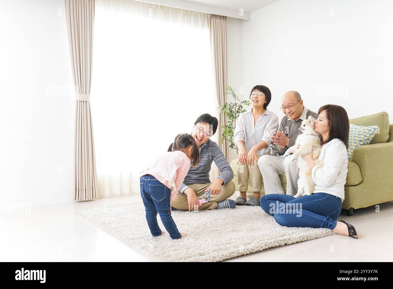 Children performing a play and their close family friends Stock Photo ...