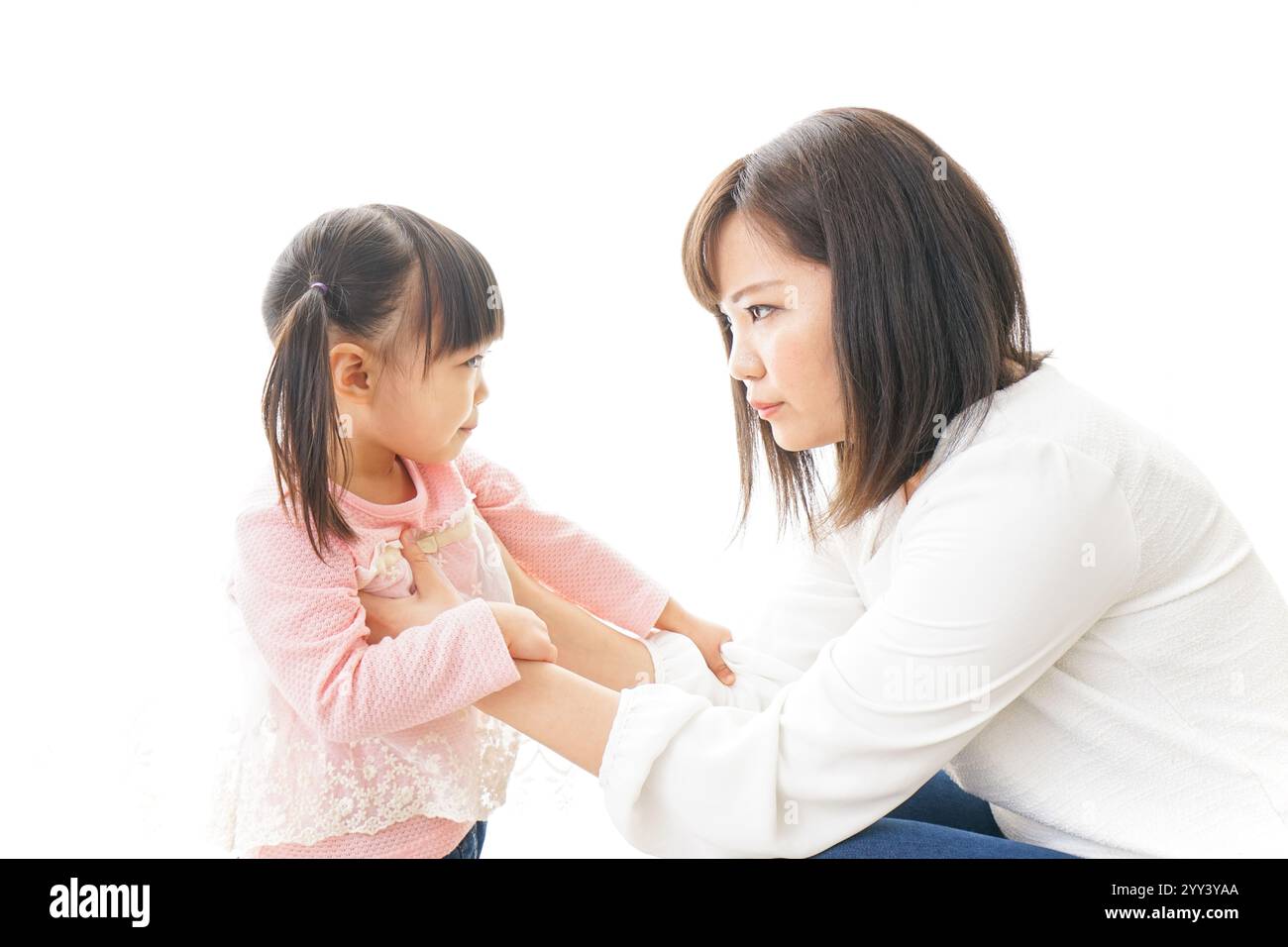 Mother disciplining her child Stock Photo - Alamy