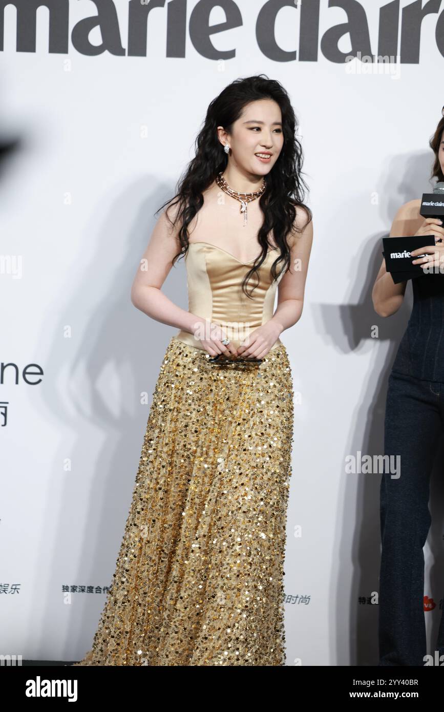 Chinese-American actress, singer, and model Liu Yifei attends an ...