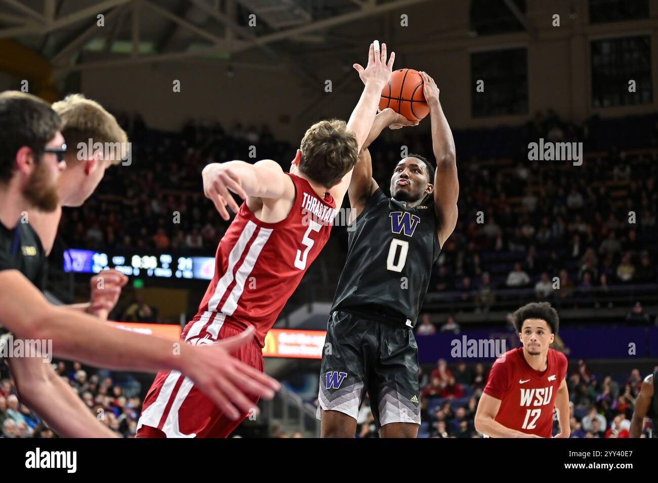 Seattle, Washington, USA. 18th Dec, 2024. Washington Huskies guard ...