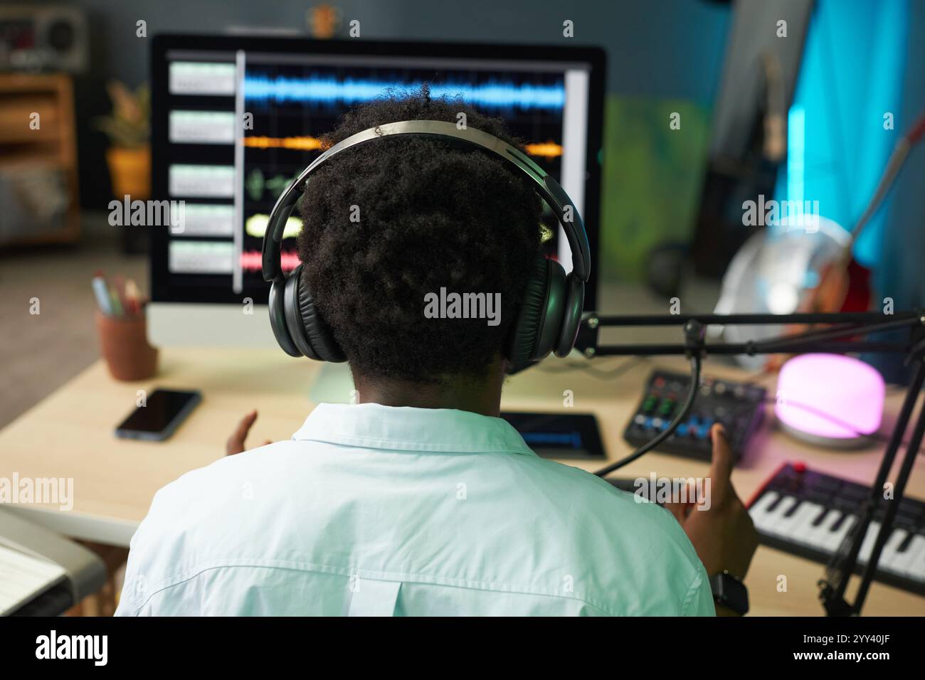 Young african american composer in hi-res stock photography and images ...