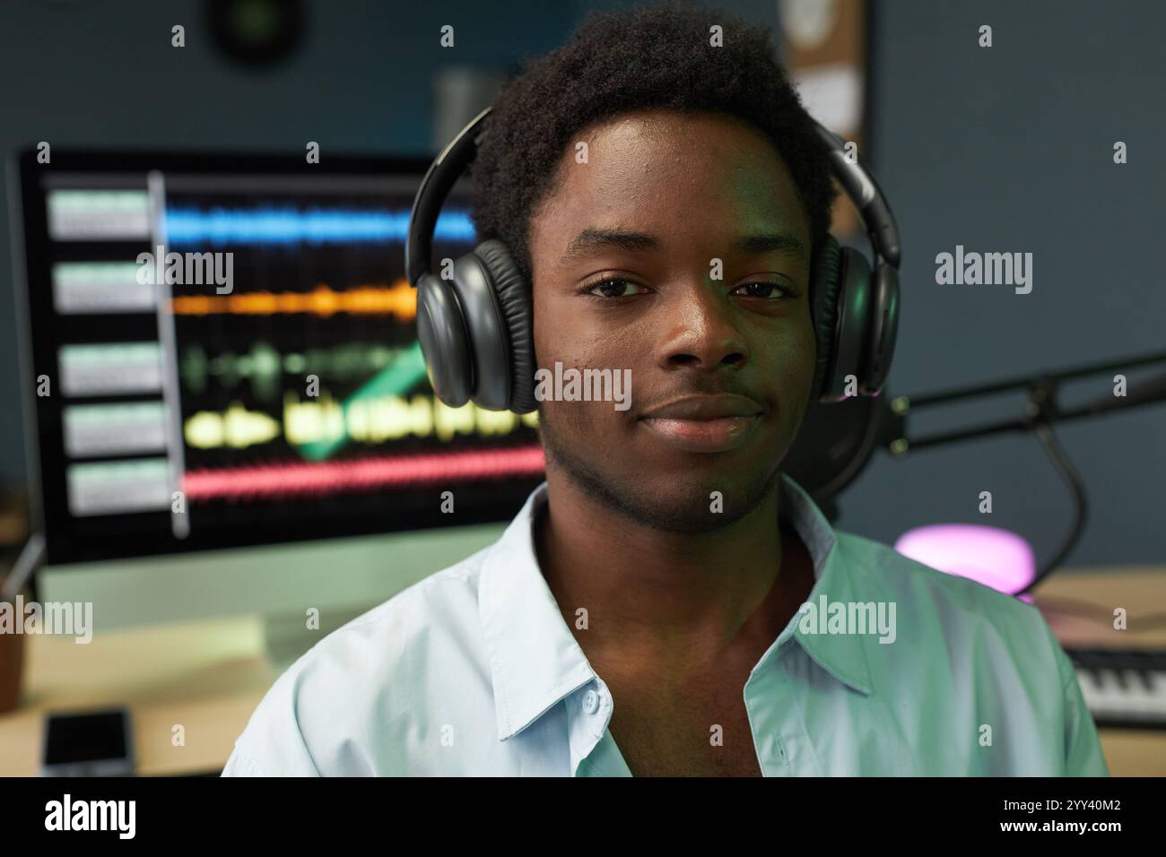 African American Musician In Studio Stock Photo - Alamy African American Musician In Studio Stock Photo - Alamy