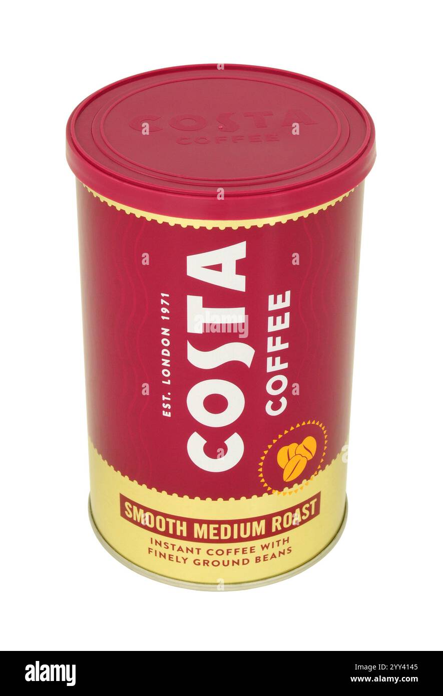 Costa coffee smooth medium blend instant freeze dried roasted ground ...
