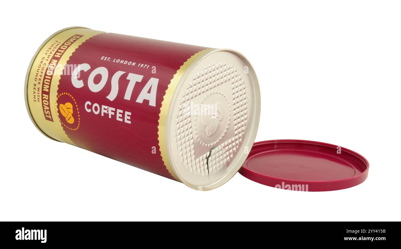 Costa coffee smooth medium blend instant freeze dried roasted ground ...