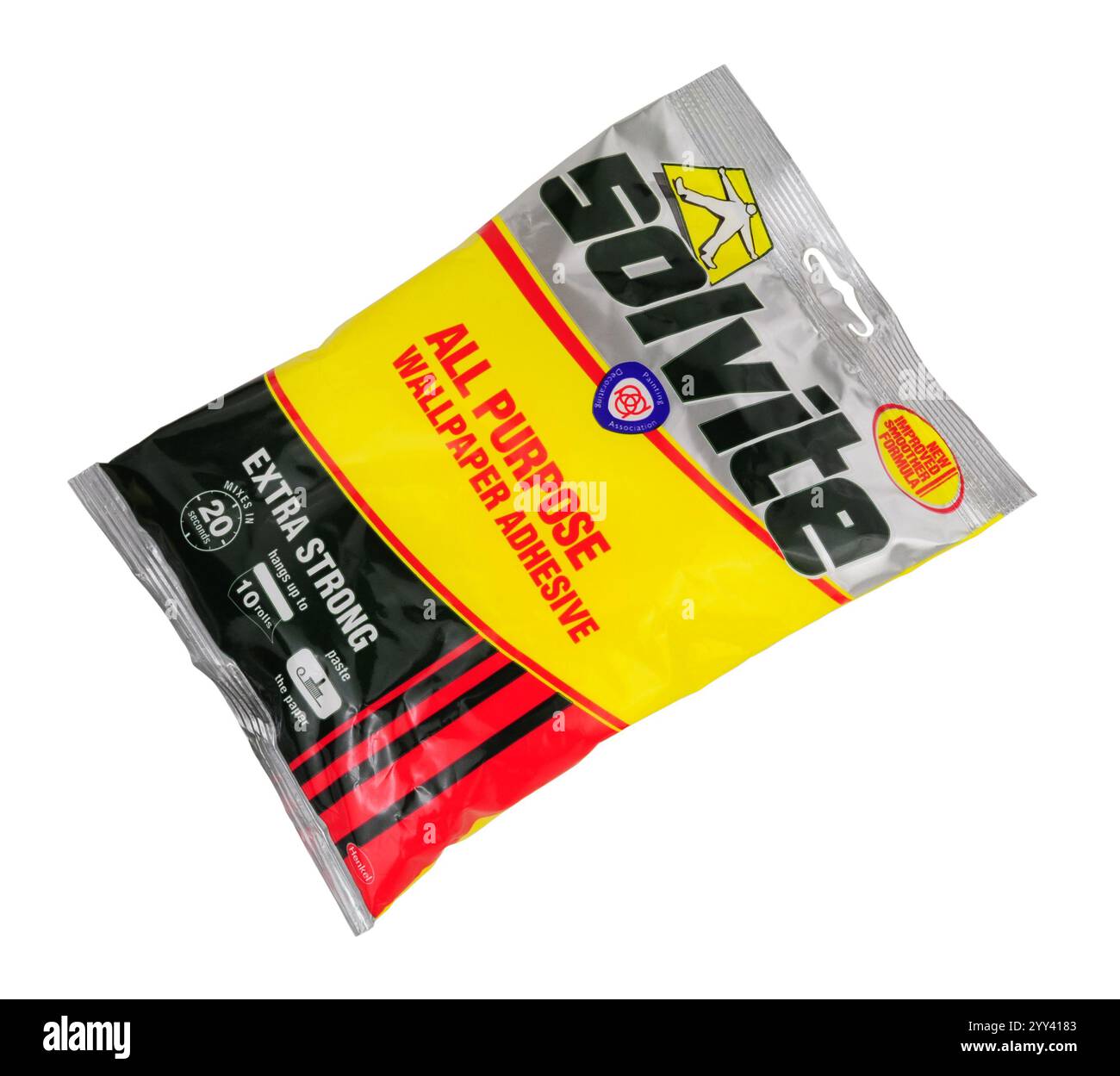 Solvite extra strong all purpose wallpaper adhesive hi-res stock ...