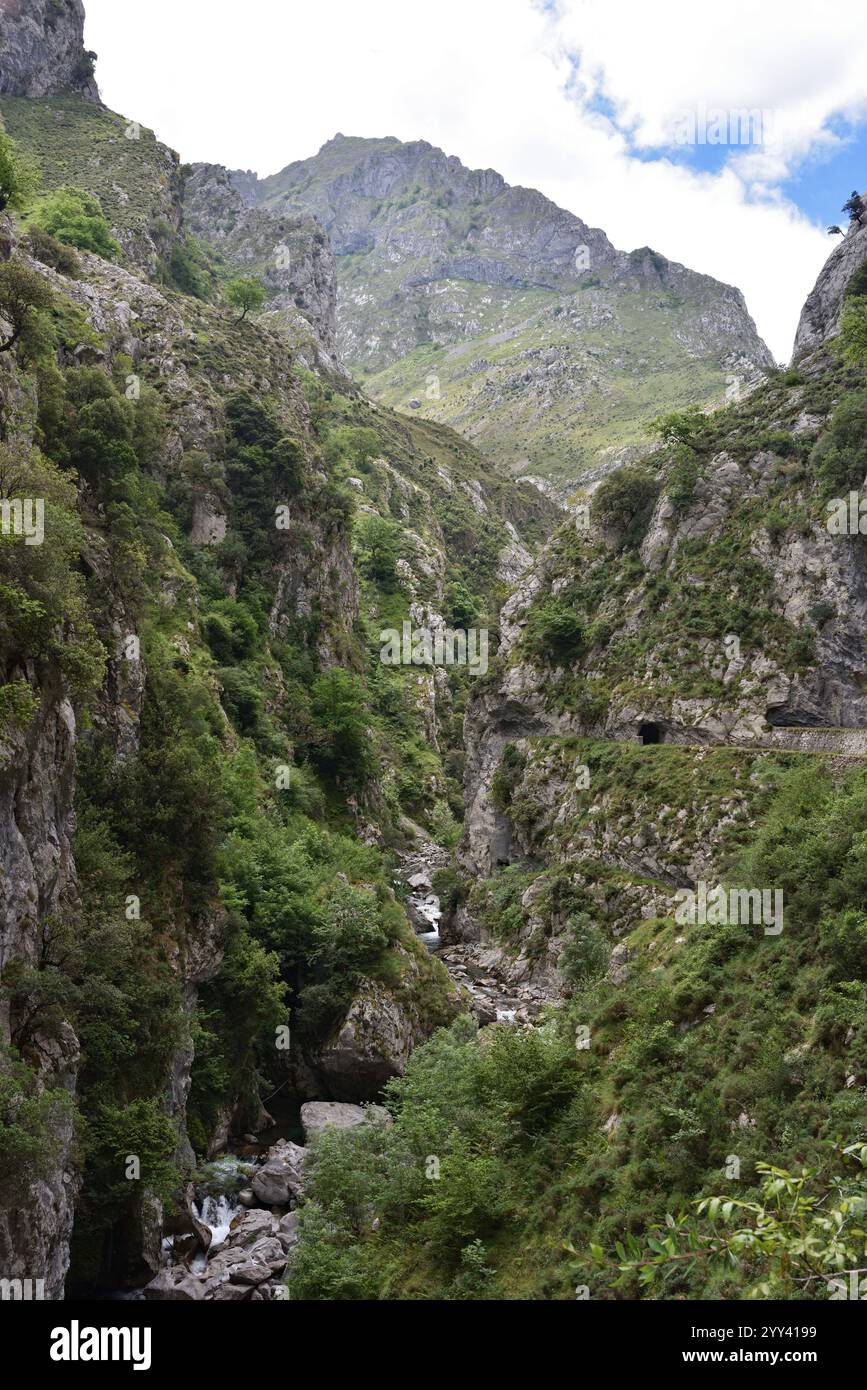 Hiking the Cares Gorge, Picos de Europa, Span Stock Photo - Alamy