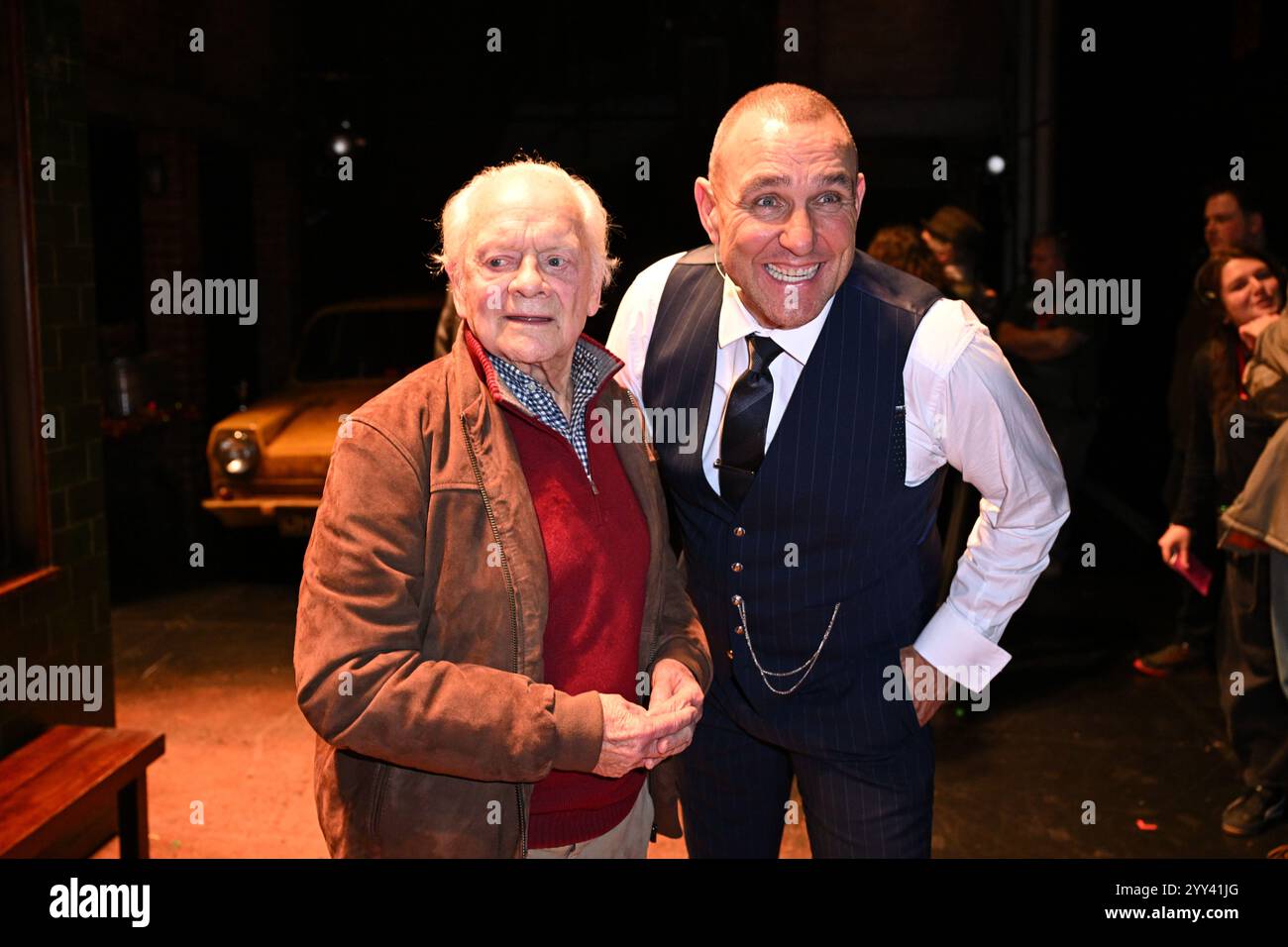 Actor Sir David Jason who played Derek 'Del Boy' Trotter in the hit BBC ...