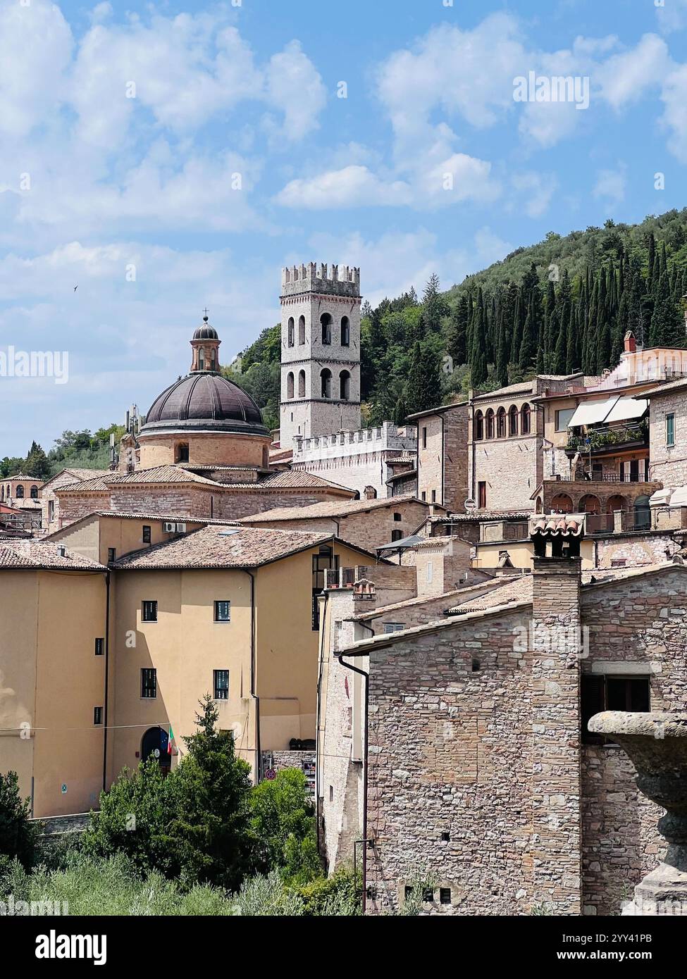 A charming Italian town showcasing stunning medieval architecture ...