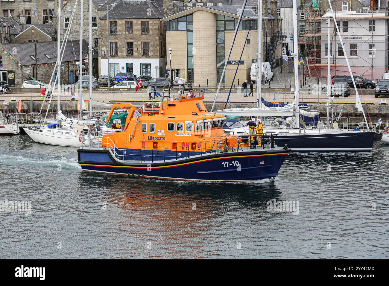 Lerwick Lifeboats Station, Shetland, UK: All-weather lifeboat MICHAEL ...