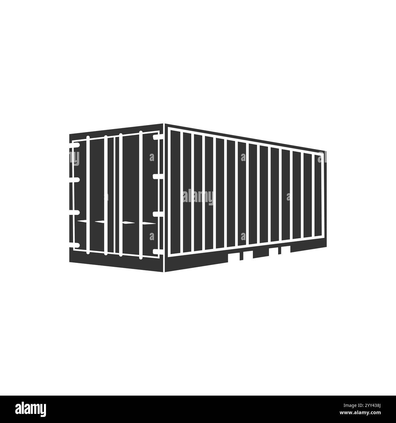 Container icon logo design vector Stock Vector Image & Art - Alamy