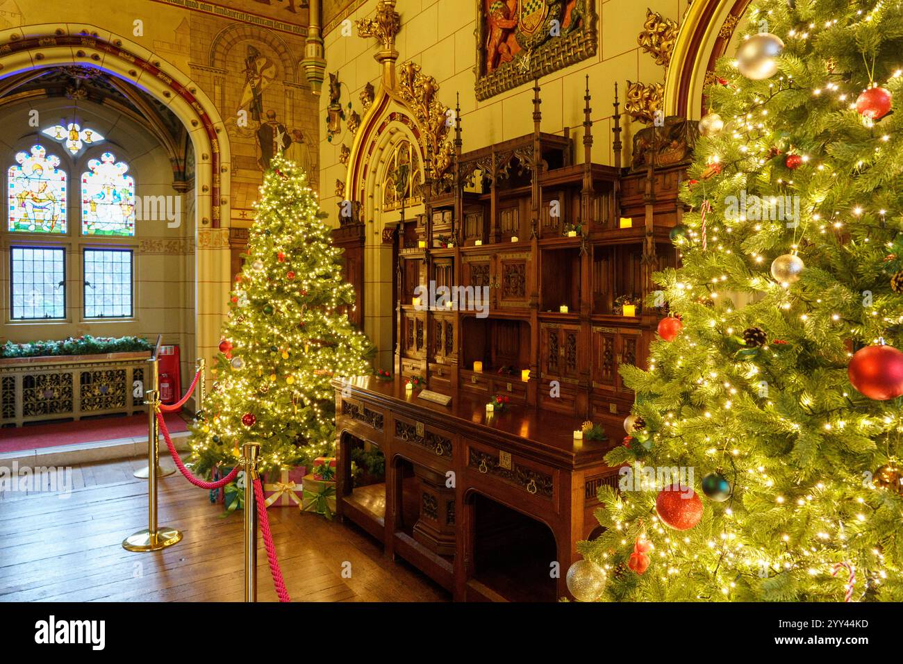 Cardiff castle christmas tree hi-res stock photography and images - Alamy