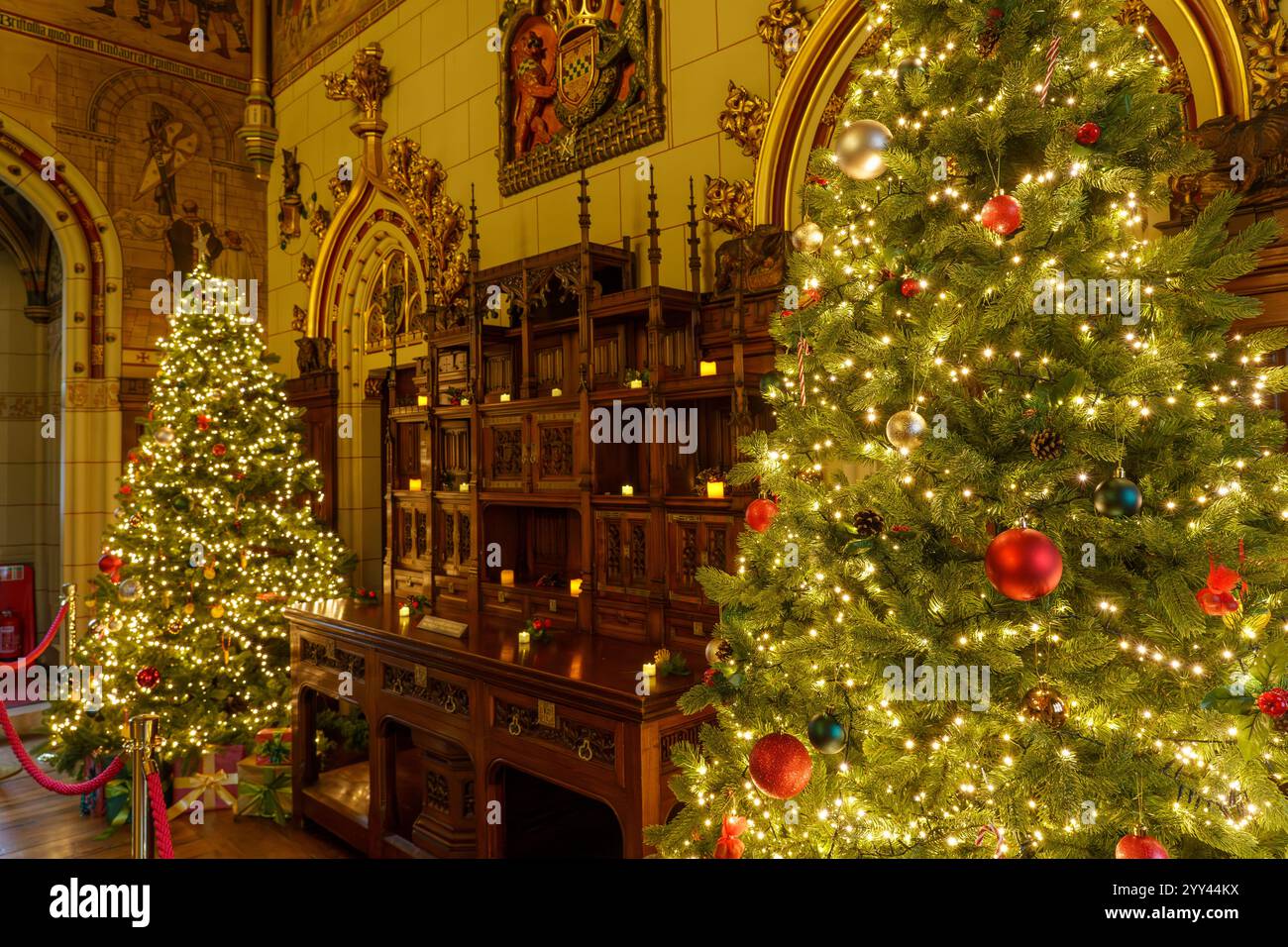 Cardiff castle christmas tree hi-res stock photography and images - Alamy