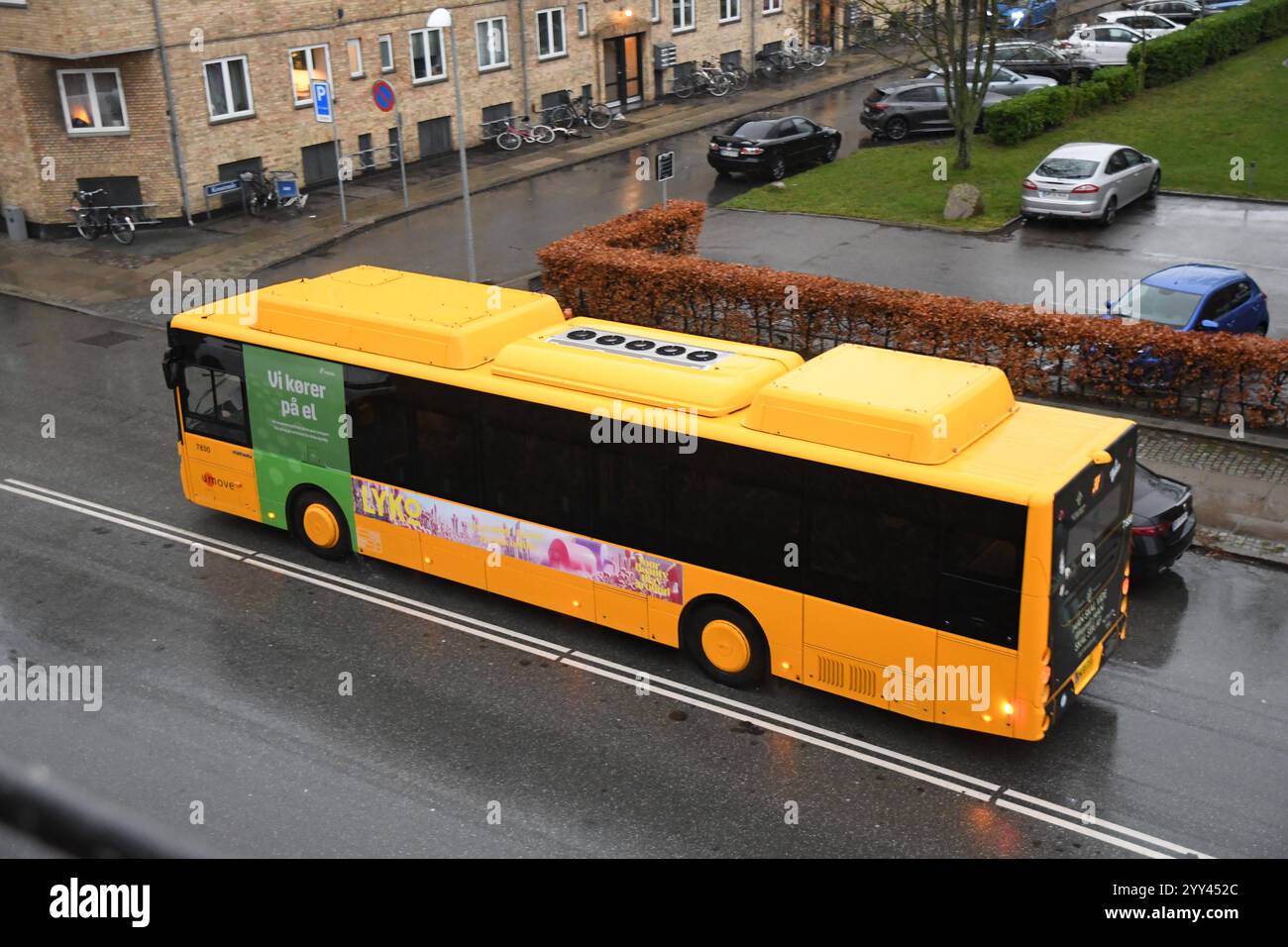 Copenhagen/ DenmarK/19 december 2024/Denmakrs public bus sstem runs on ...