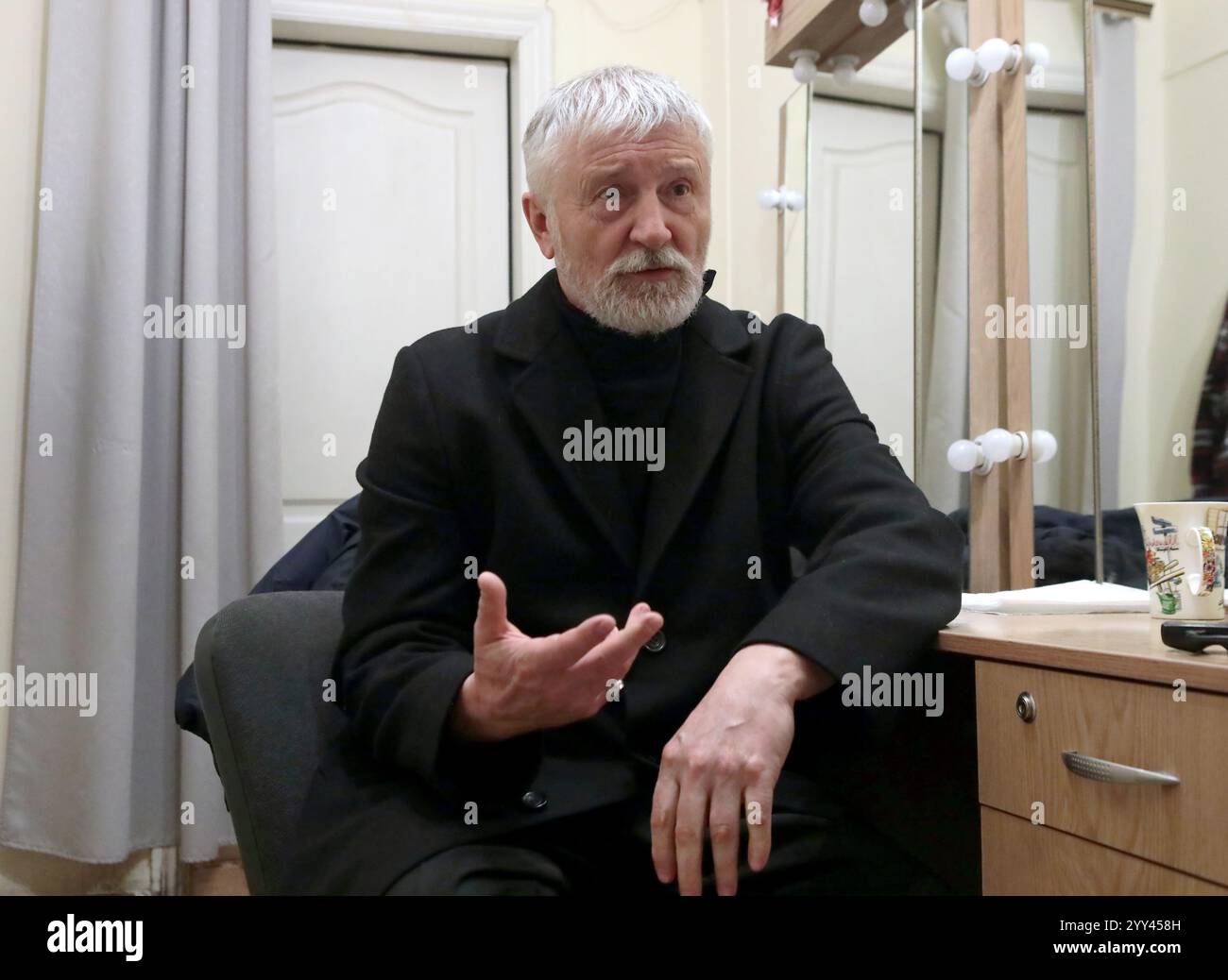 KYIV, UKRAINE - DECEMBER 18, 2024 - People’s Artist of Ukraine, actor ...