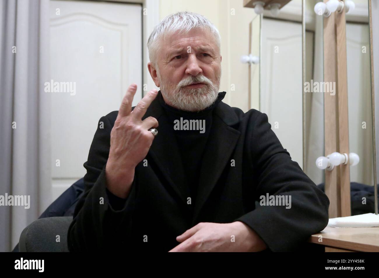 KYIV, UKRAINE - DECEMBER 18, 2024 - People’s Artist of Ukraine, actor ...