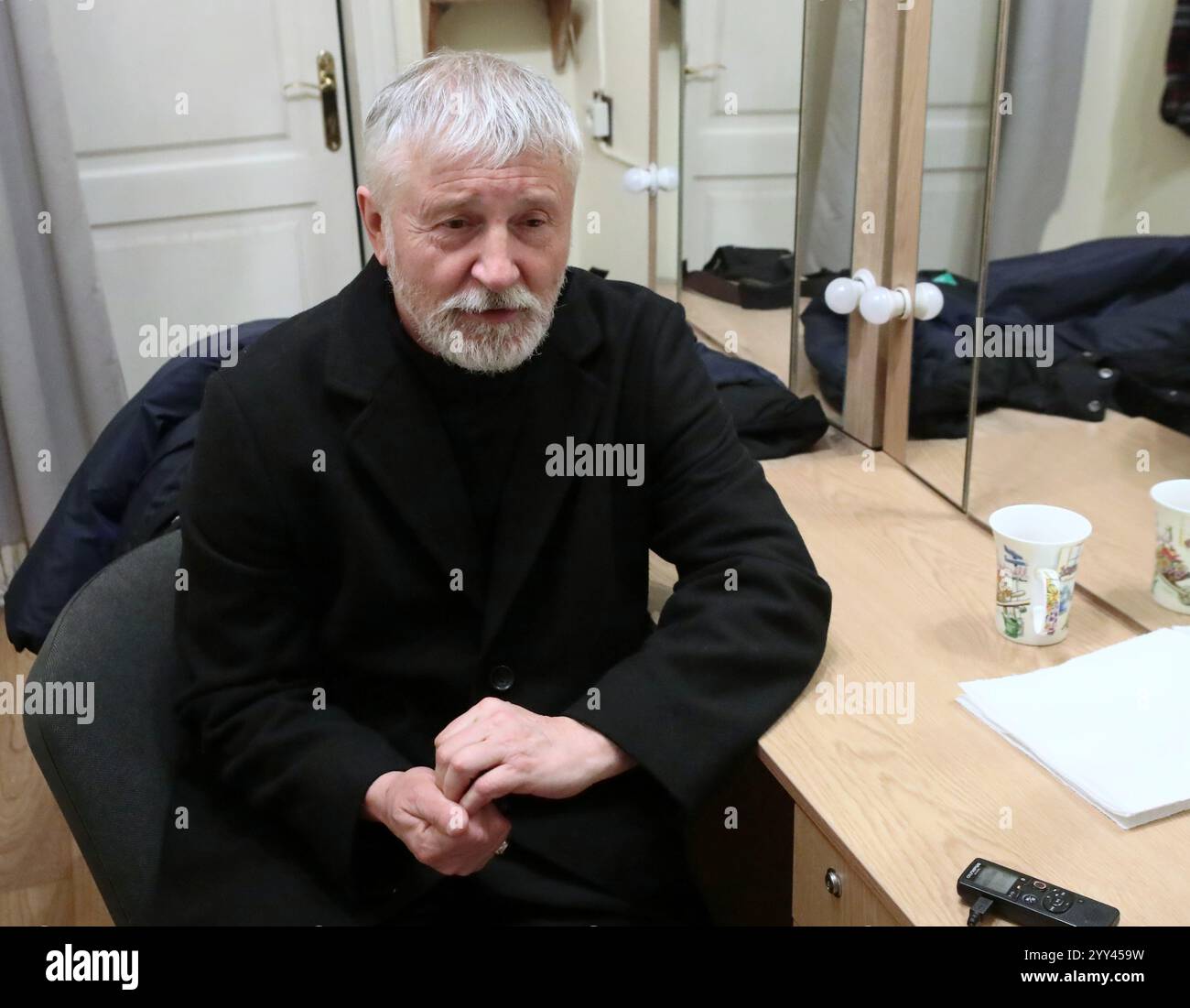 KYIV, UKRAINE - DECEMBER 18, 2024 - People’s Artist of Ukraine, actor ...