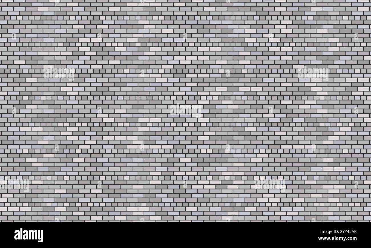 Grey brick wall background. Vector illustration Stock Vector Image ...