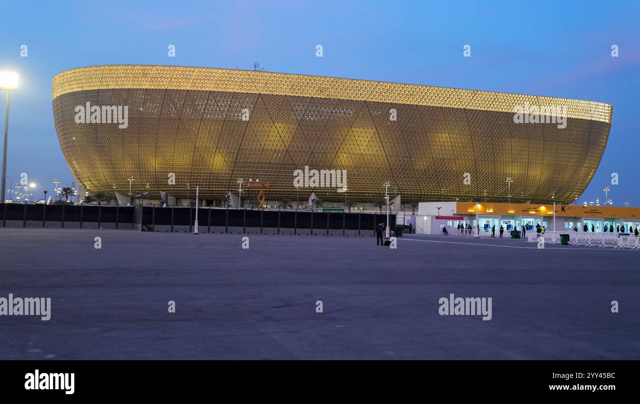 Doha, Qatar. 18 December 2024. The Lusail stadium in Doha where the ...
