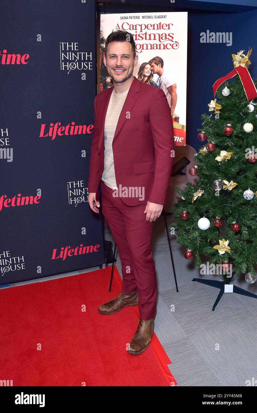Jake Helgren beim Screening des Lifetime Fernsehfilms A Carpenter ...