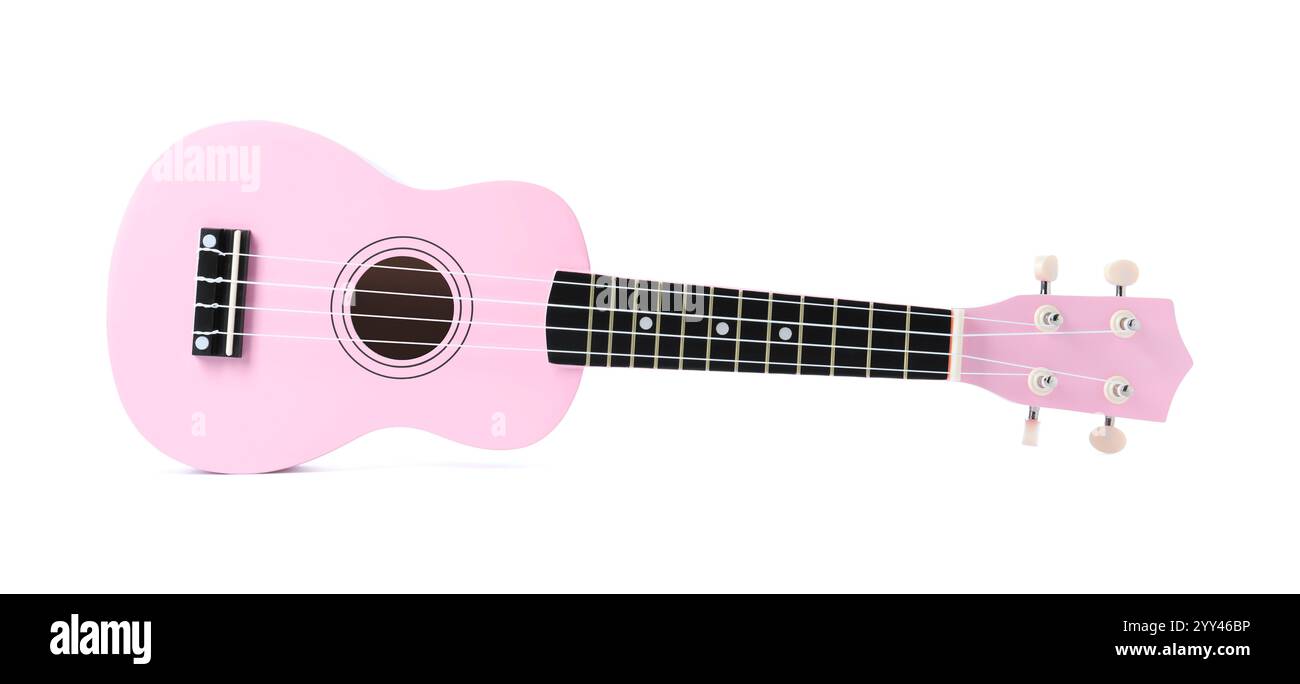 One ukulele isolated on white. String musical instrument Stock Photo ...