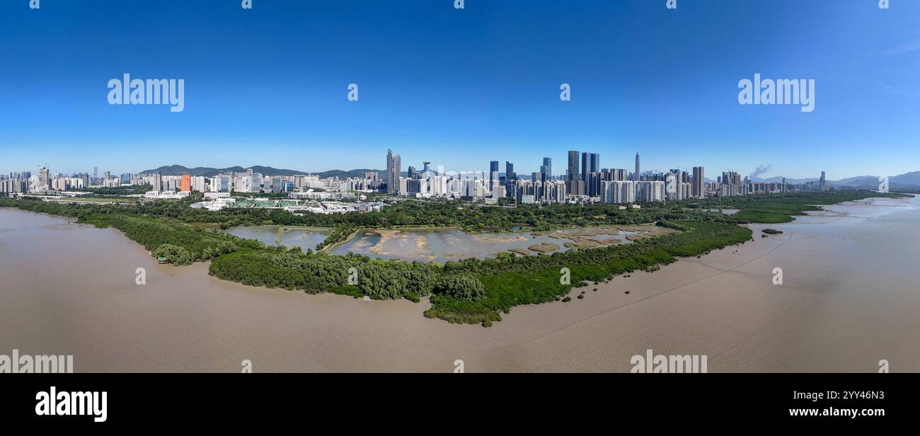 Shenzhen, China's Guangdong Province. 29th Nov, 2024. An aerial drone ...