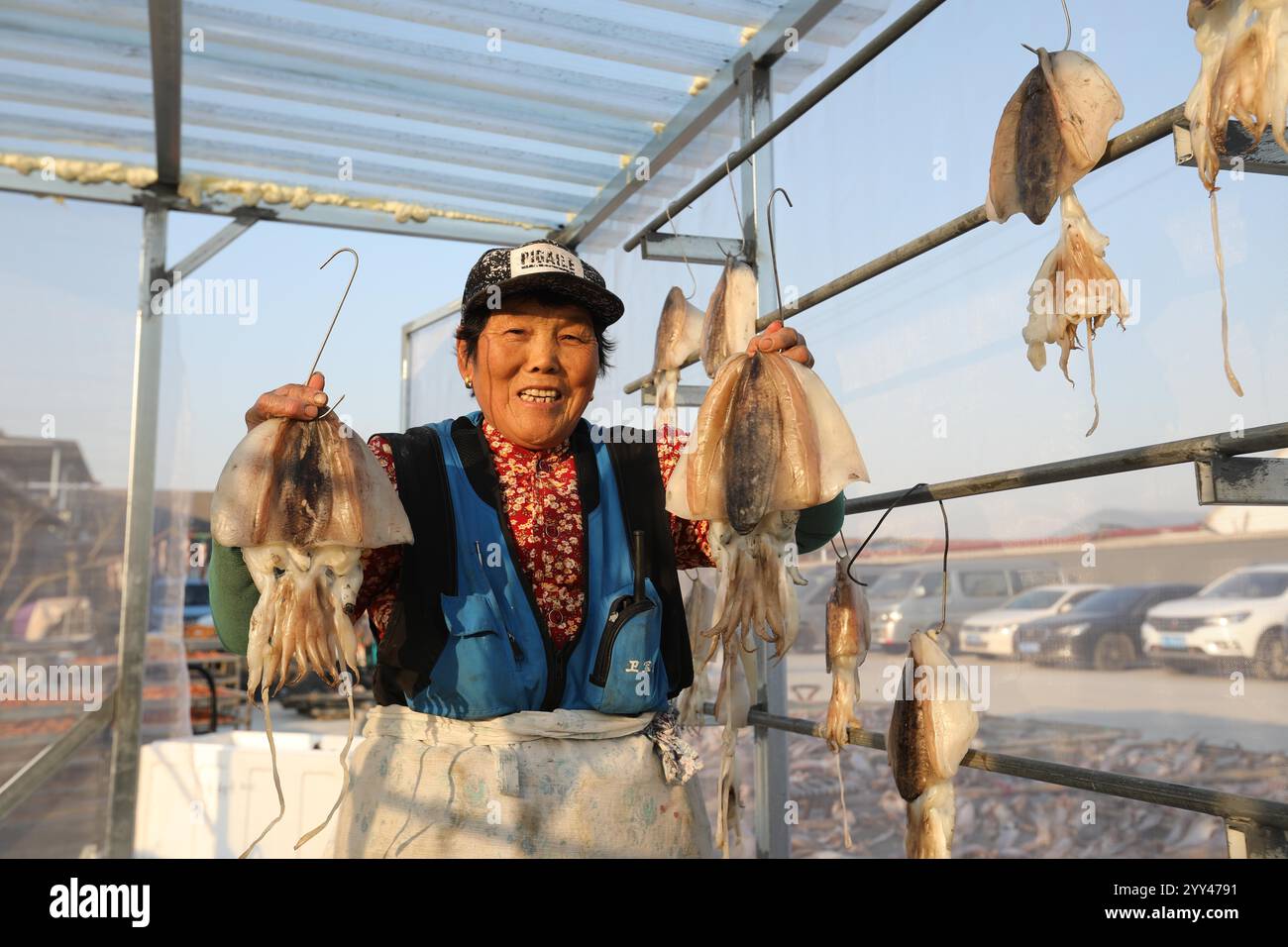 Fishermen Dry Fish In The Sun In Rizhao City East China S Shandong