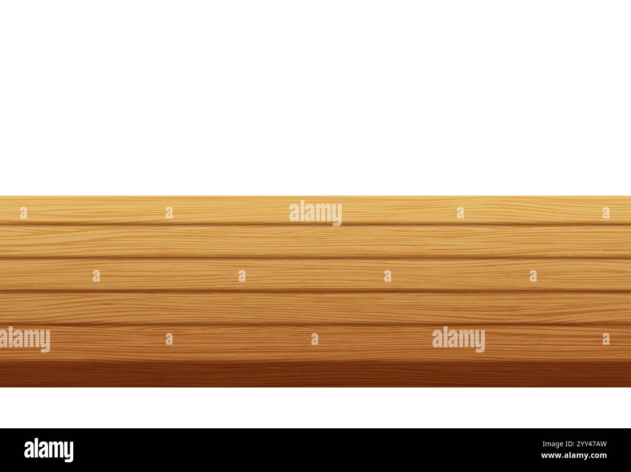 Wooden table top surface isolated over white background. Solid wood ...