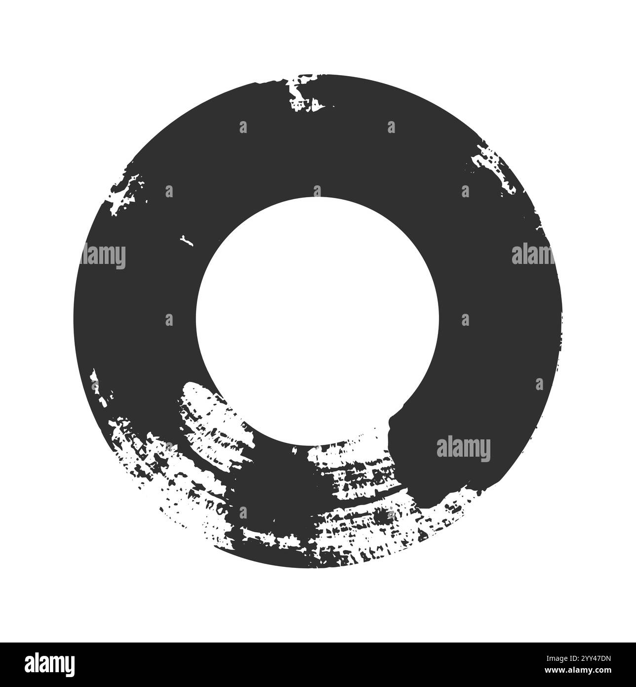 Grunge stamp draft mockups of grunge overlay round stamp. Vector circle ...