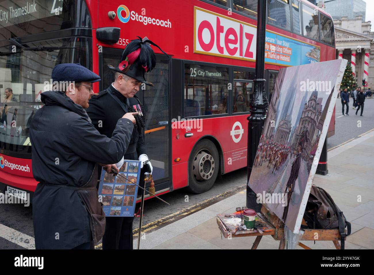Wearing the ceremonial dress of the Honourable Artillery Company ...
