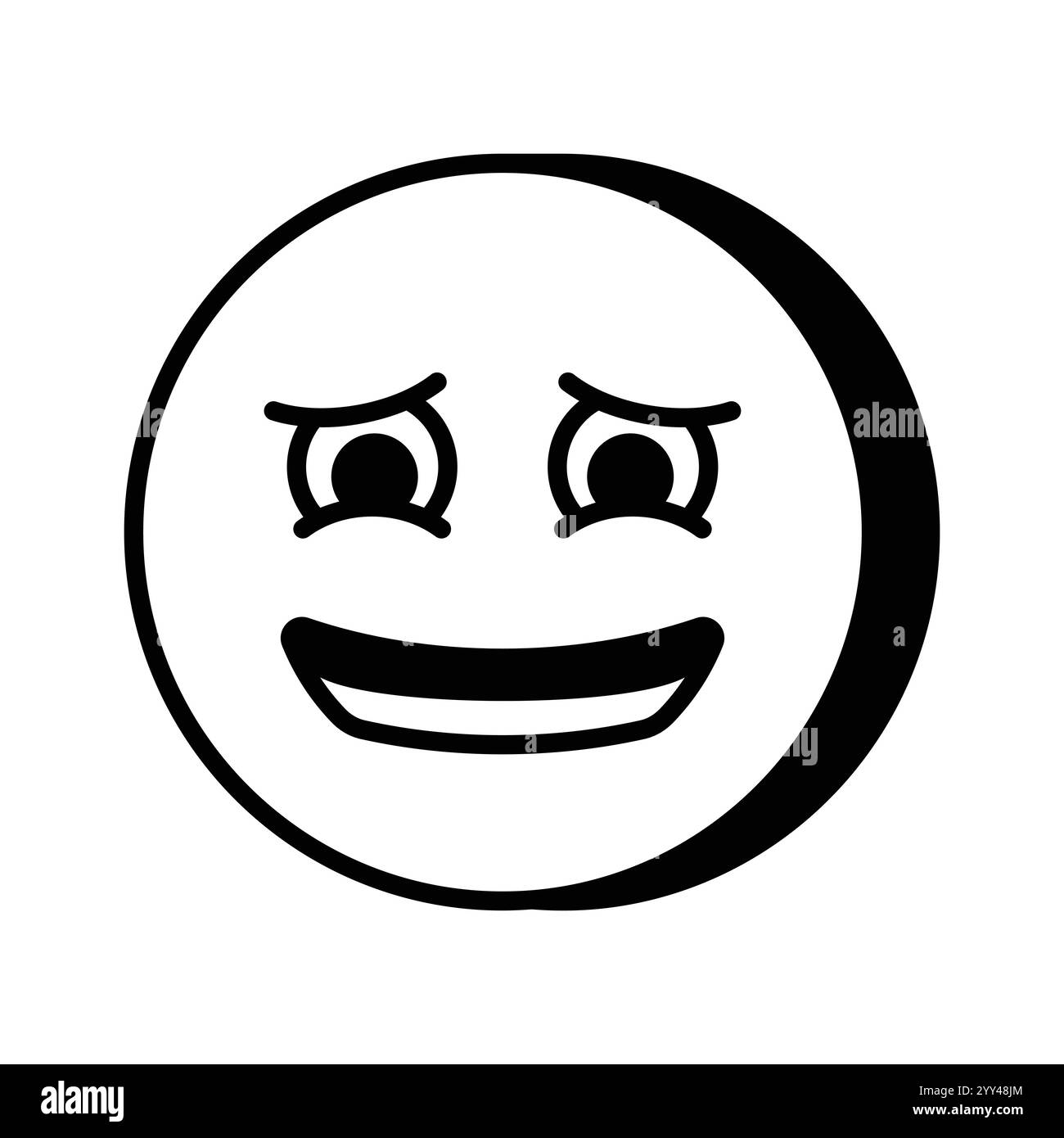 Premium icon of guilty emoji, ready to use editable vector Stock Vector ...