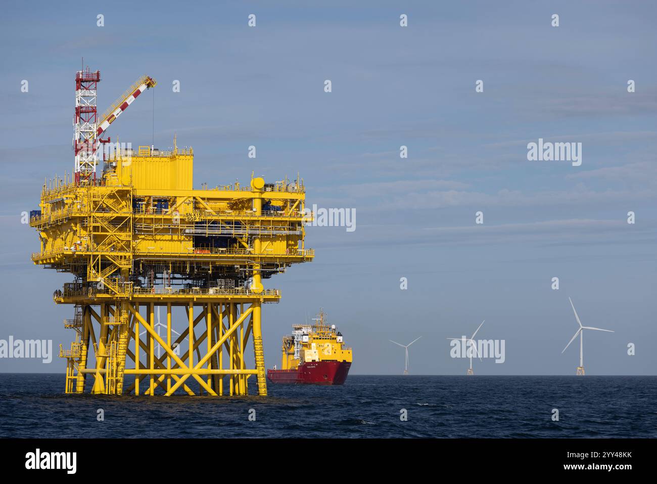 Seagreen, Scotland's largest offshore wind farm, in the North Sea ...