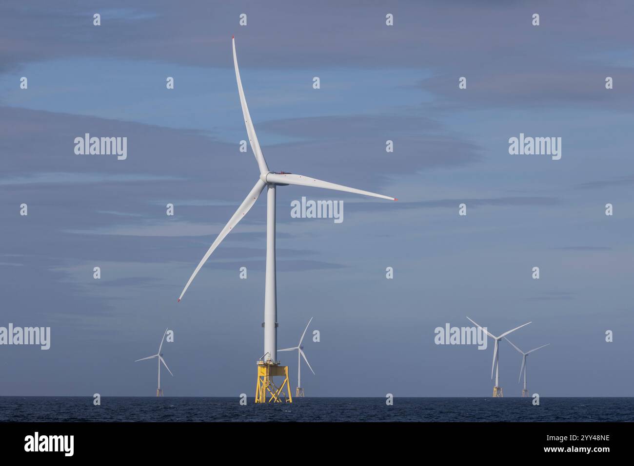 Seagreen, Scotland's largest offshore wind farm, in the North Sea ...