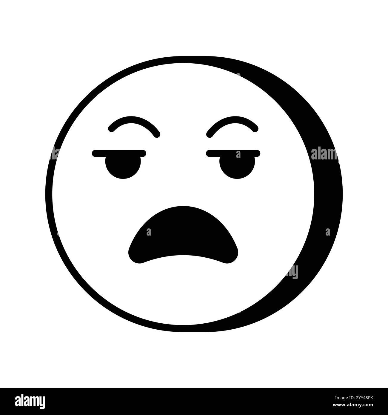 Irritated emoji vector design, ready to use and download premium vector ...