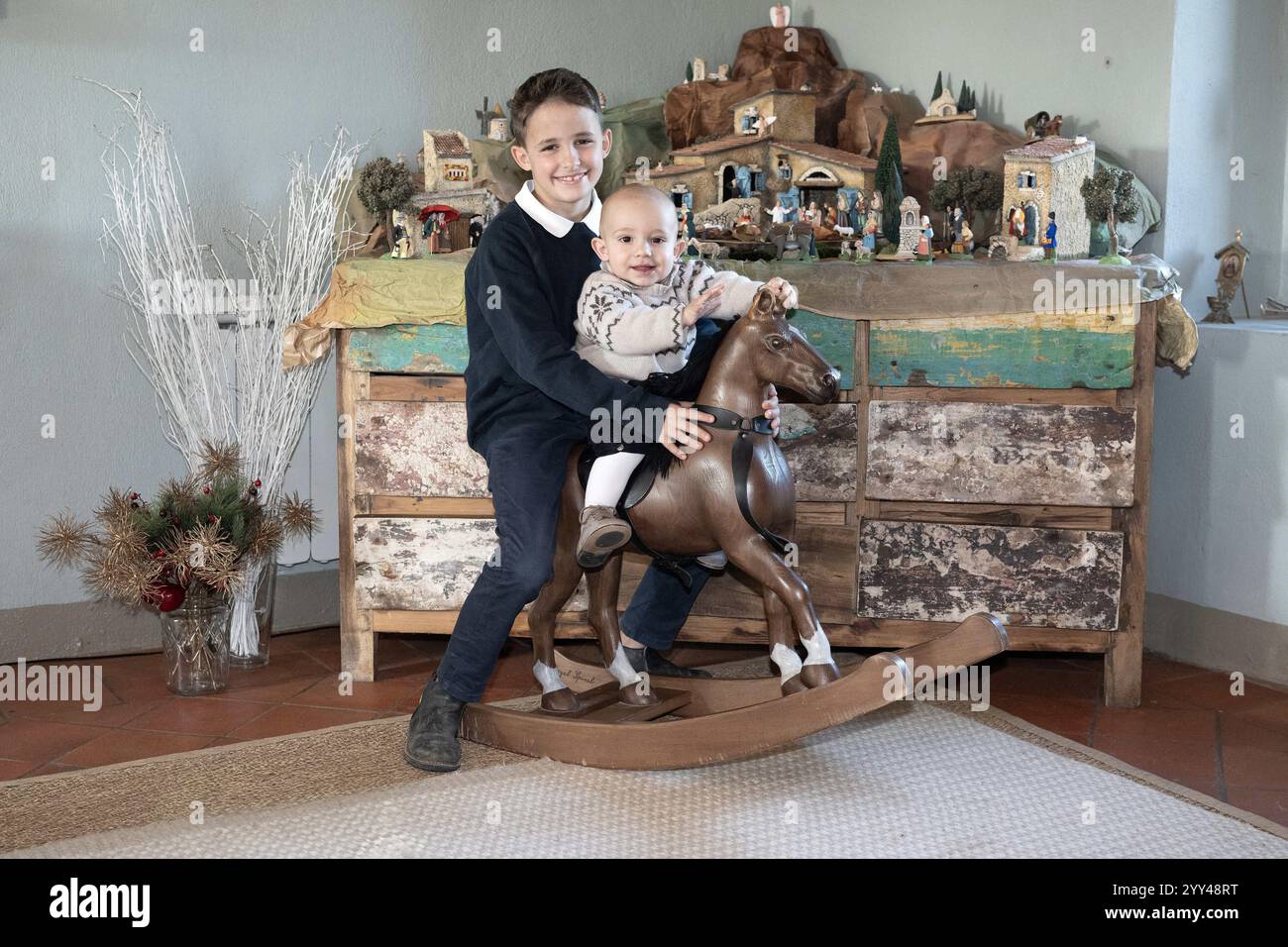 Paris, France. 30th Nov, 2024. Prince Alphonse of Orleans and Prince ...