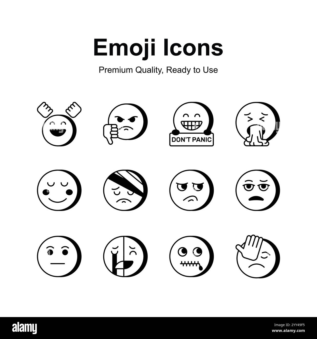 Vomit emojis hi-res stock photography and images - Alamy