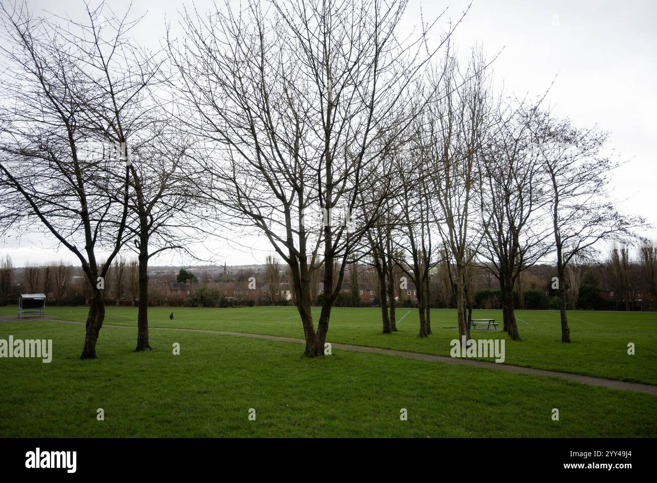 Britannia Park in winter, Rowley Regis, West Midlands, England, UK ...