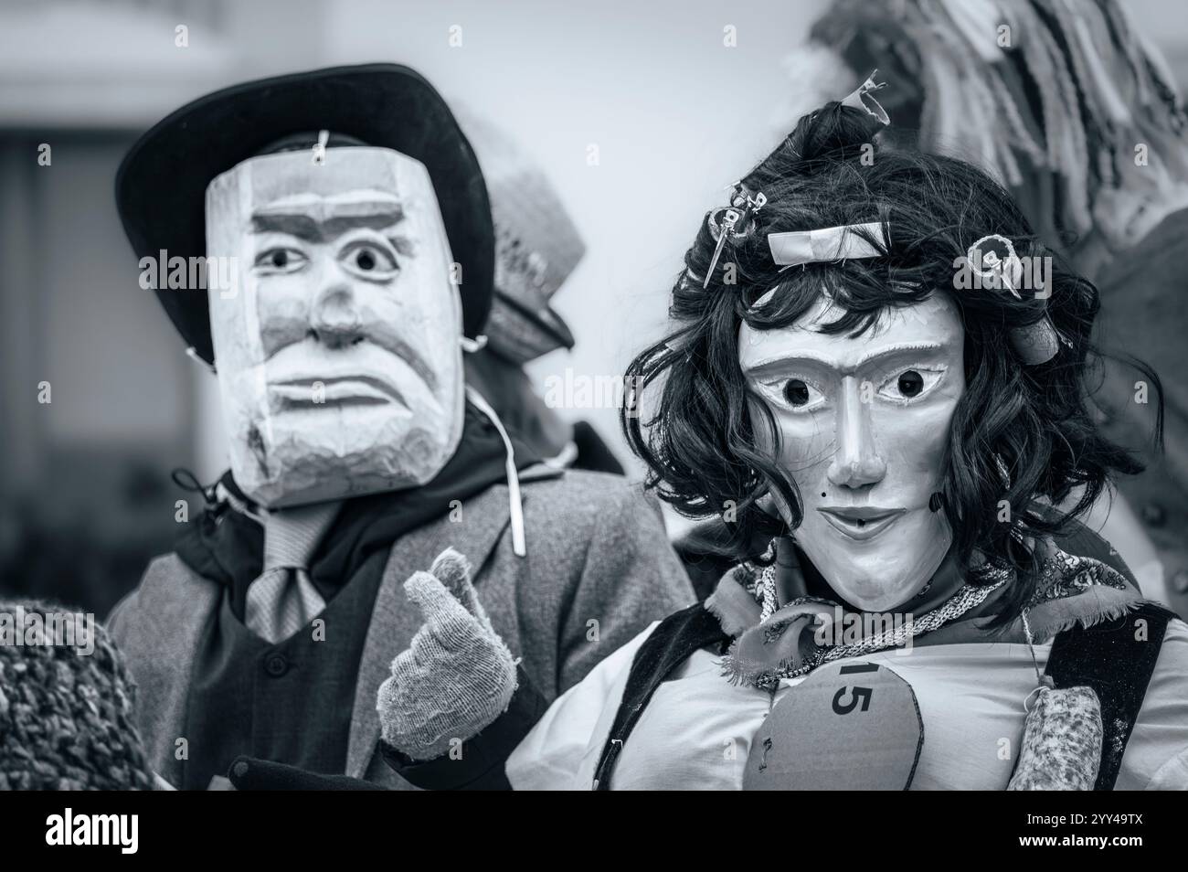 Ancient carnival with wooden masks from Sauris. Magic of Carnia for the ...