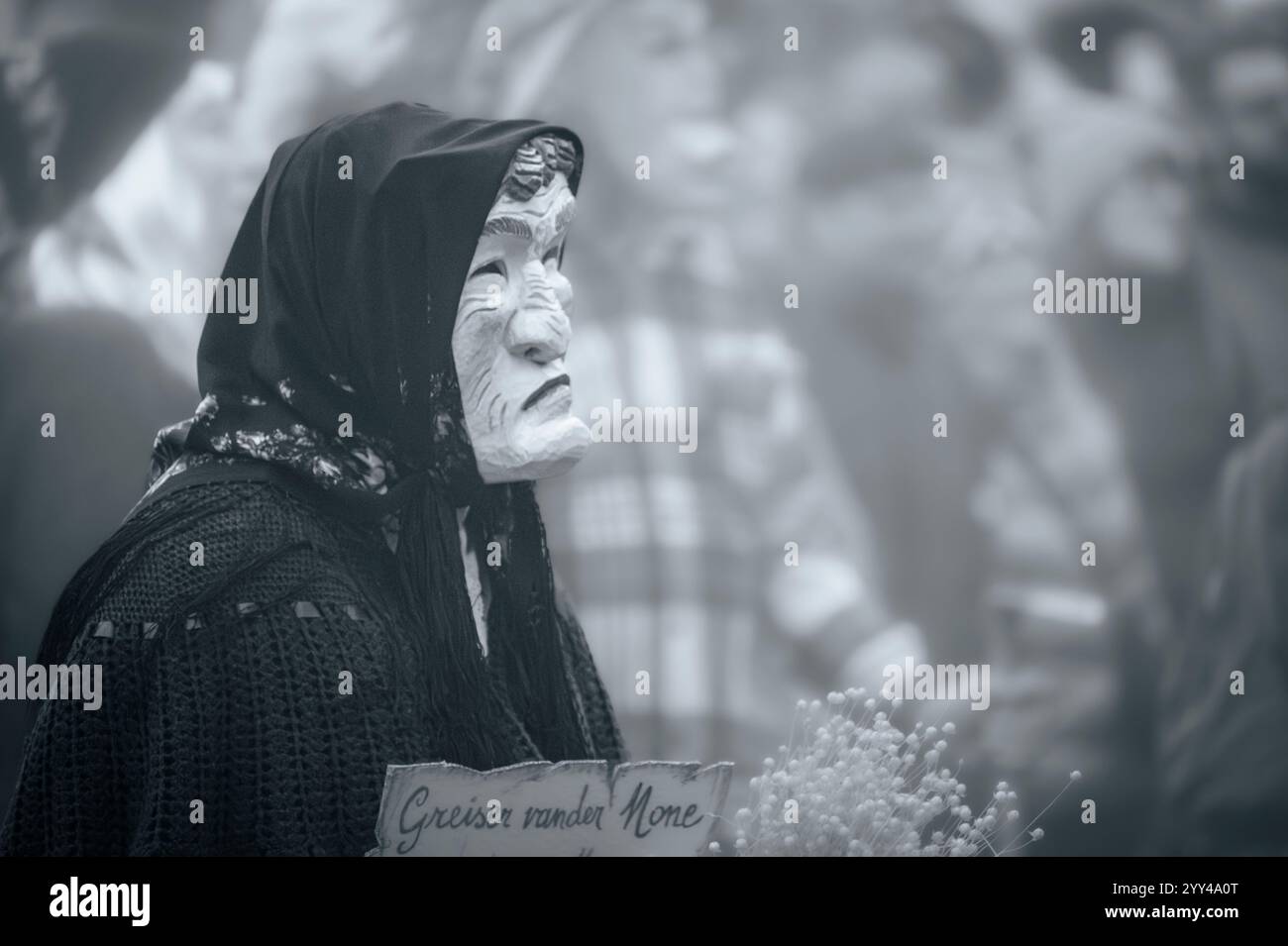 Ancient carnival with wooden masks from Sauris. Magic of Carnia for the ...