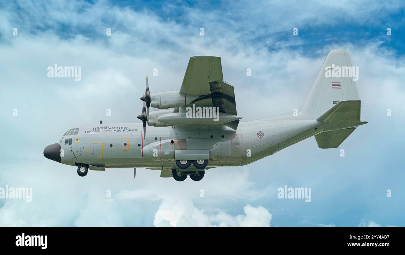 Royal Thai Air Force C-130 60110 supporting Exercise Cope Tiger Stock ...