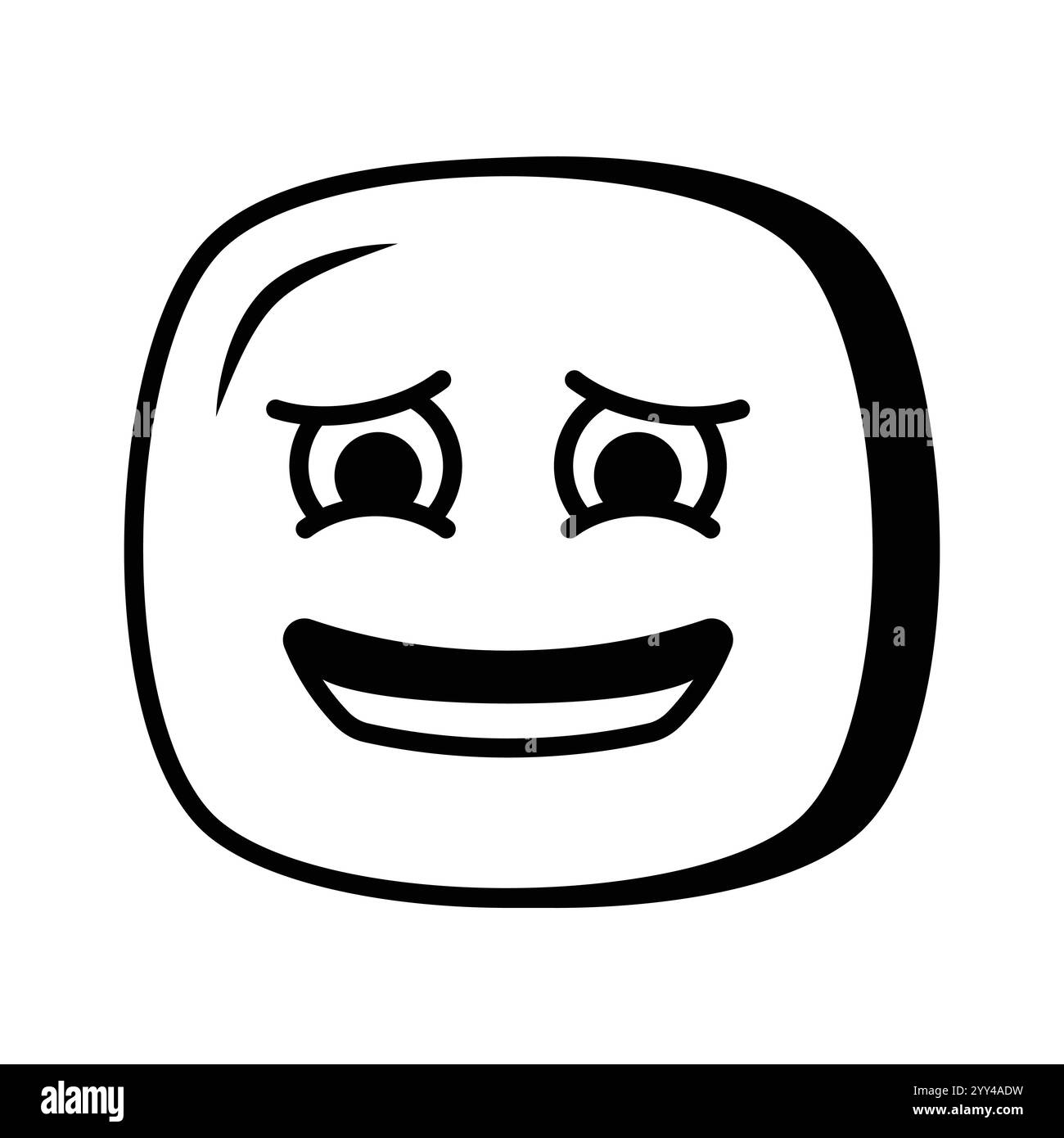 Premium icon of guilty emoji, ready to use editable vector Stock Vector ...