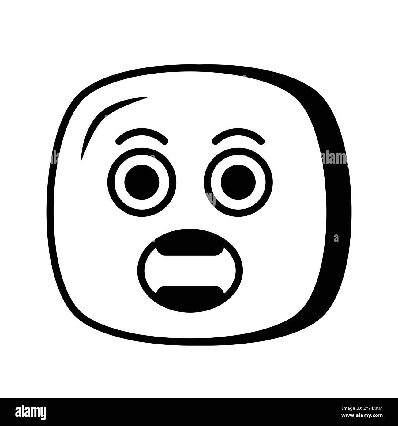 Oh My God Expression Emoji Vector Design Editable Vector Stock Vector Image And Art Alamy