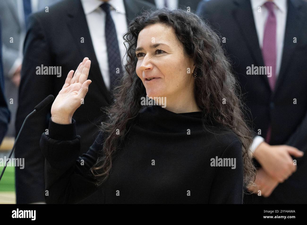Dresden, Germany. 19th Dec, 2024. Constanze Geiert (CDU), Minister of ...
