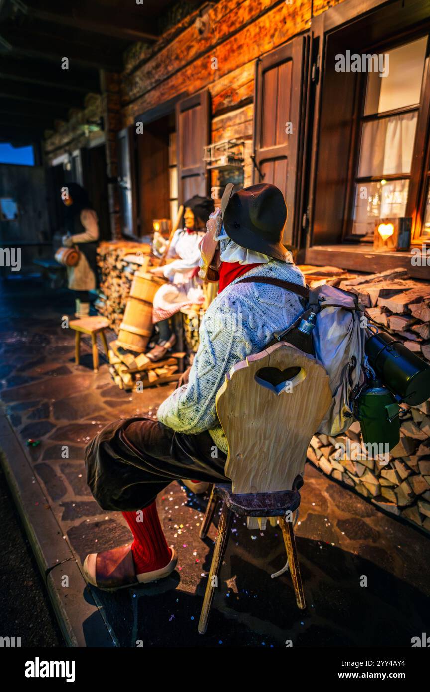 Ancient carnival with wooden masks from Sauris. Magic of Carnia for the ...