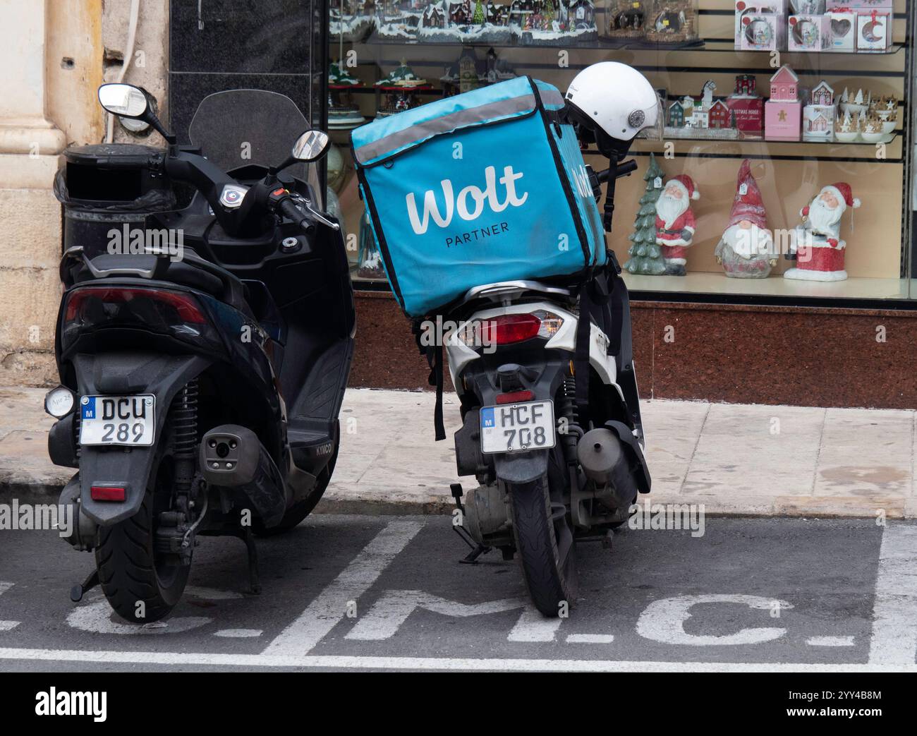 Wolt delivery riders Stock Photo - Alamy