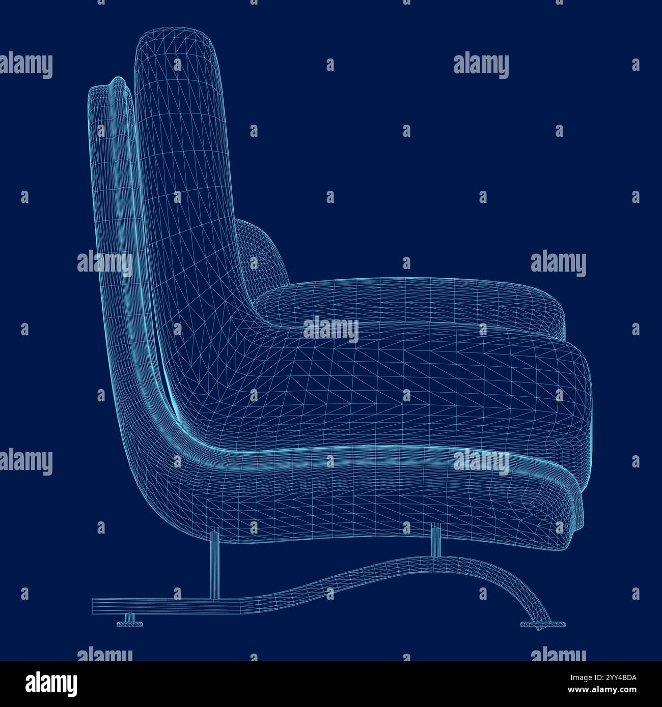Side view antique armchair Stock Vector Images - Alamy