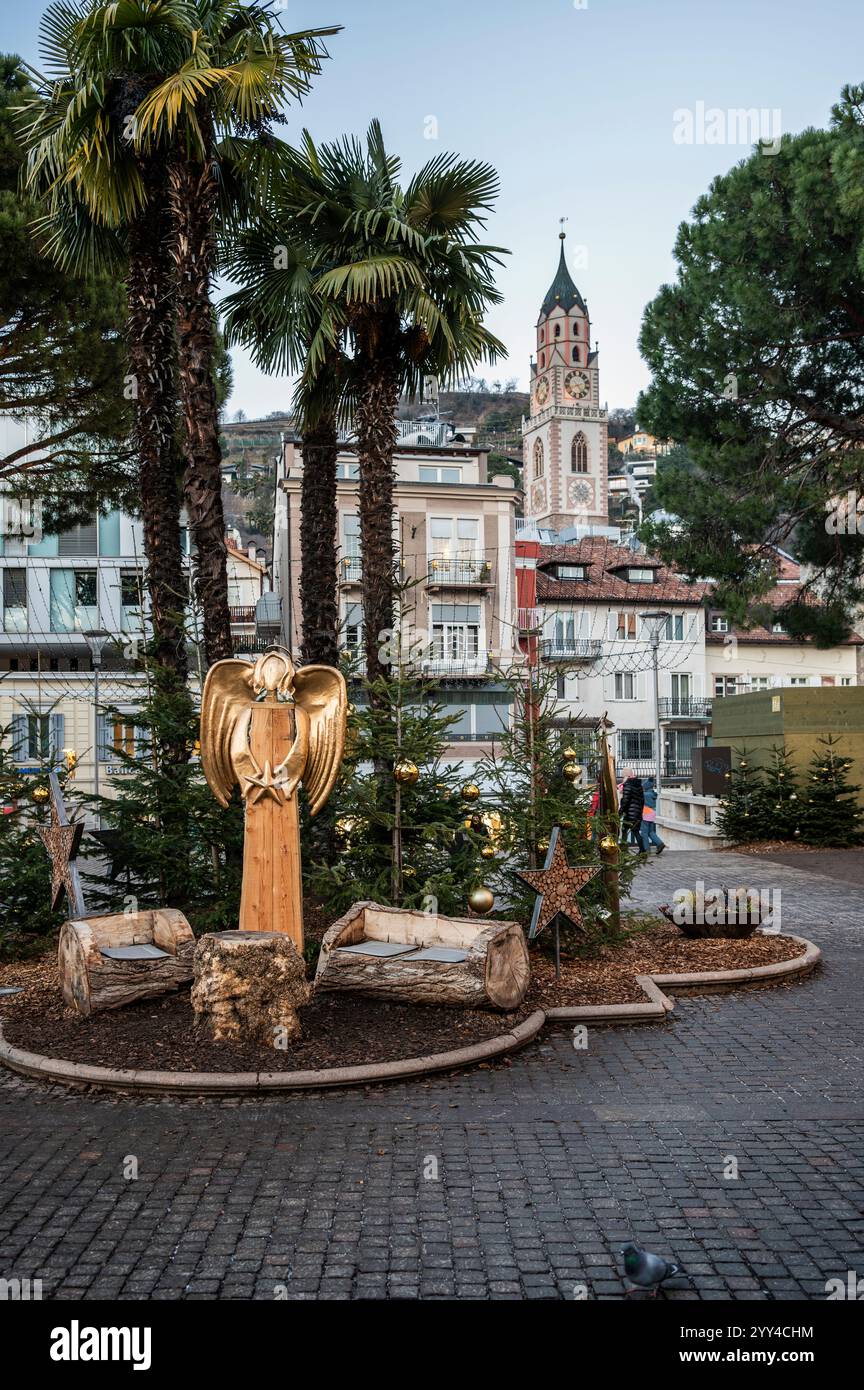 Christmas markets in Merano. City of Christmas magic Stock Photo - Alamy